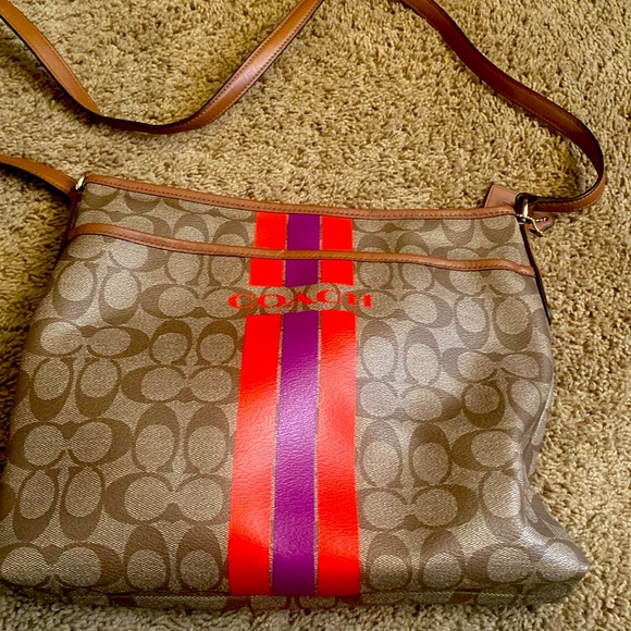 Coach | Bags | Coach Varsity Stripe Crossbody Bag | Poshmark
